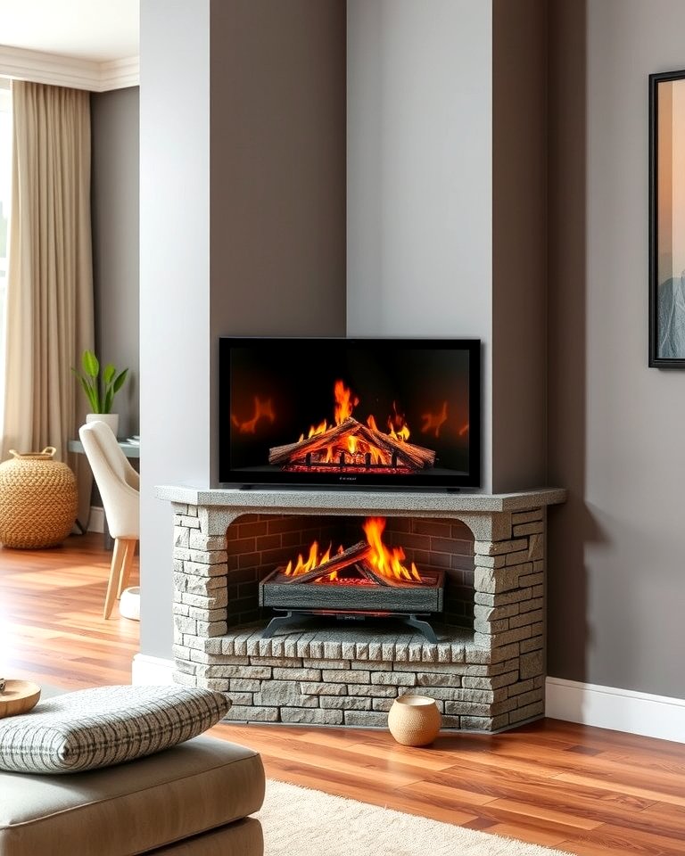25 Cozy Corner Gas Fireplace Ideas for Your Home