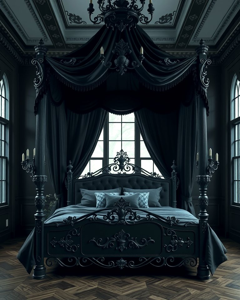 25 Gothic Bedroom Ideas for a Dark and Romantic Retreat