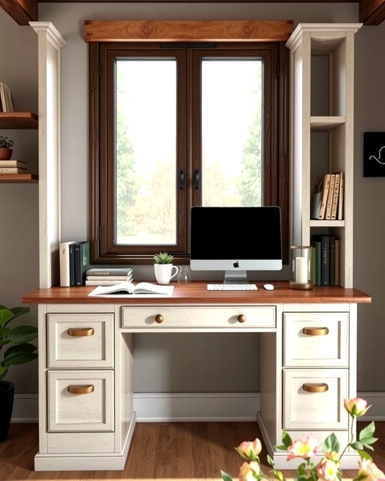 25 Desk in Front of Window Ideas for a Bright Workspace