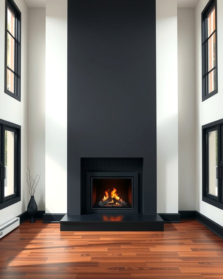 25 Fireplace Between Windows Ideas for Cozy Homes