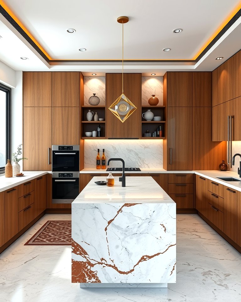 25 Marble Kitchen Island Ideas for a Stunning Centerpiece