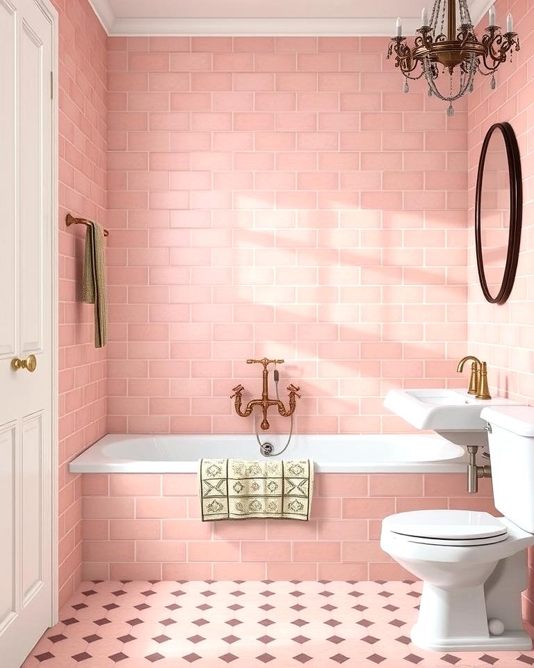 20 Pink Tile Bathroom Ideas for a Vibrant Look