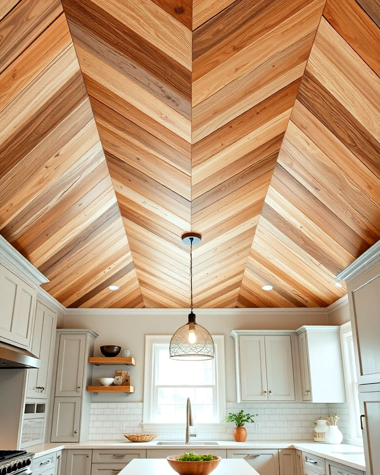 20 Wood Ceiling Kitchen Ideas for a Warm and Inviting Atmosphere