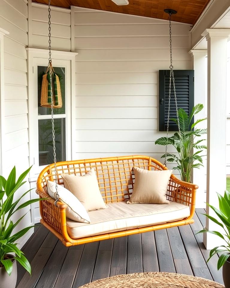 20 Front Porch Swing Ideas for a Cozy and Inviting Entrance