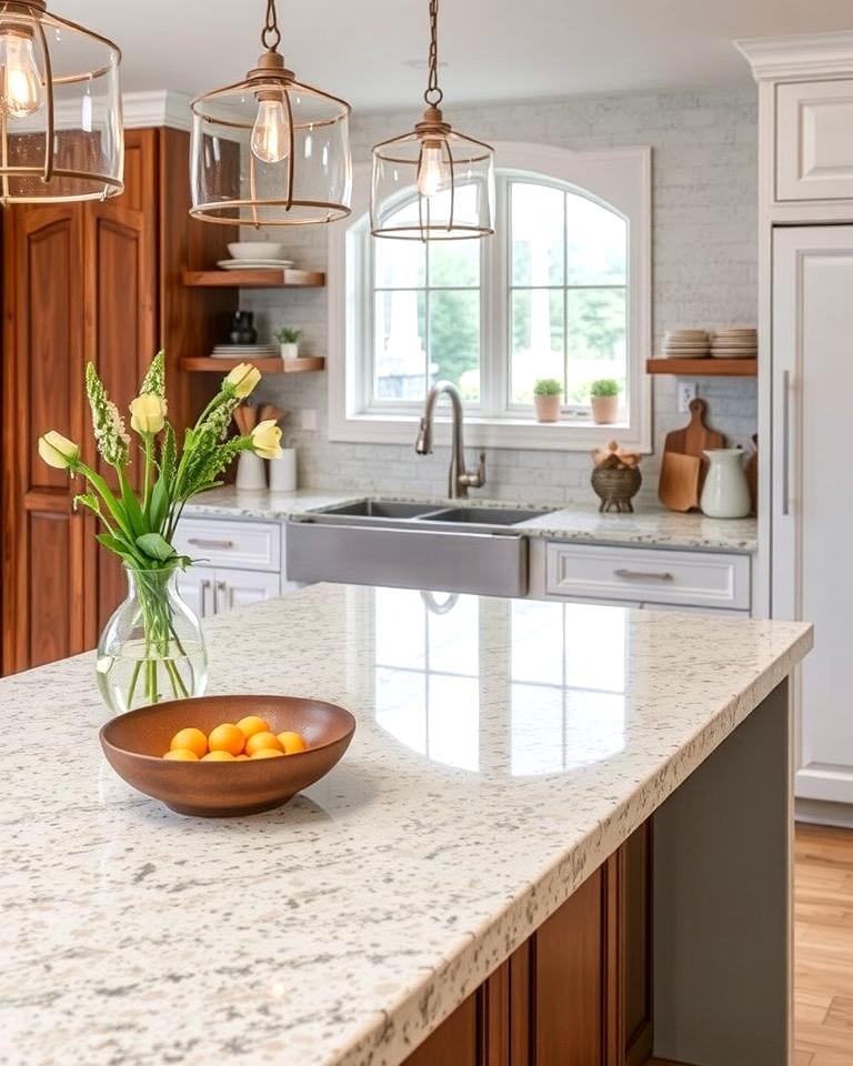 20 Terrazzo Kitchen Countertops for a Unique Look