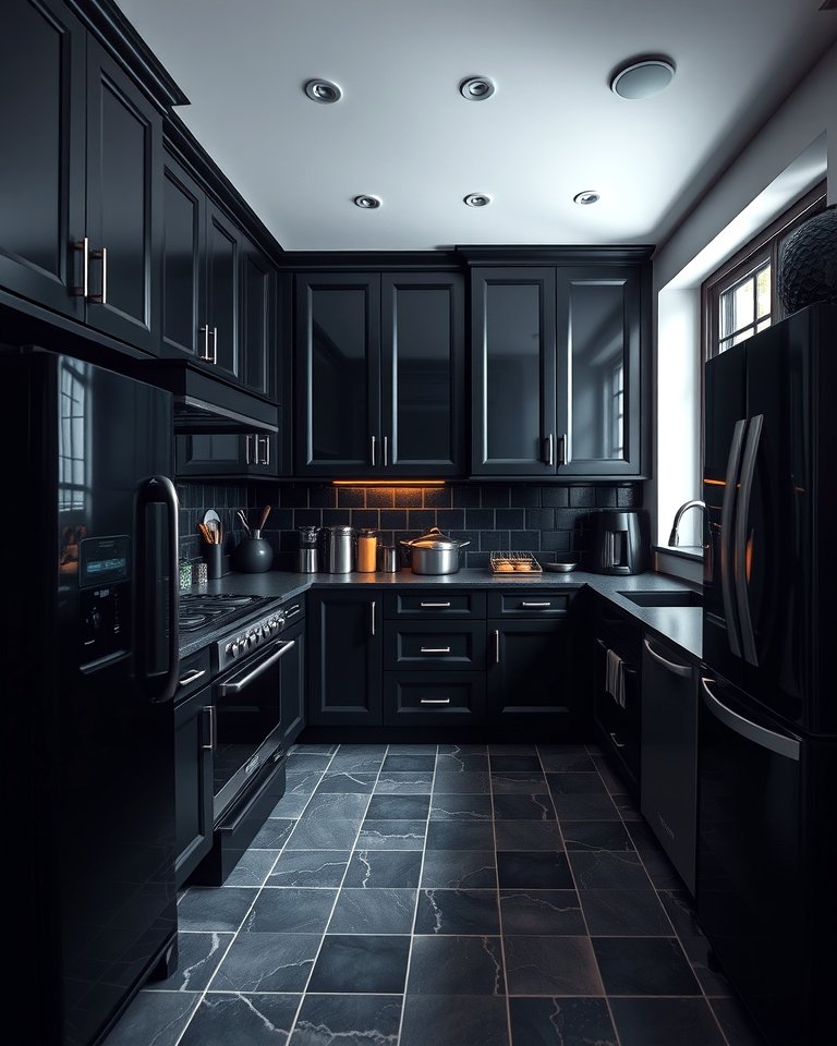25 Kitchen With Black Appliances for a Sleek and Modern Look