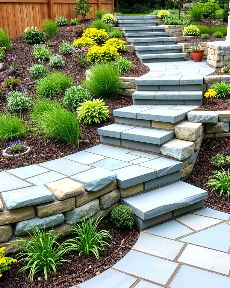 25 Bluestone Walkway Ideas for Your Garden