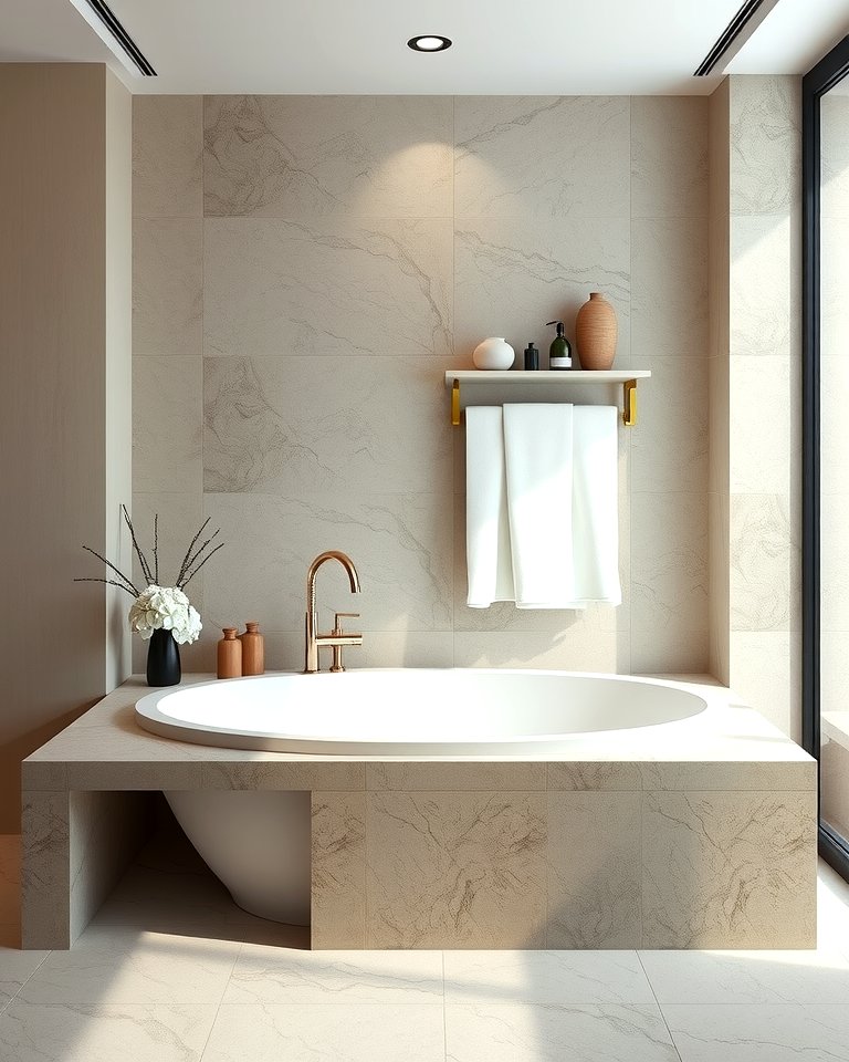 25 Elegant Drop-in Tub Ideas for a Spa-Like Bathroom