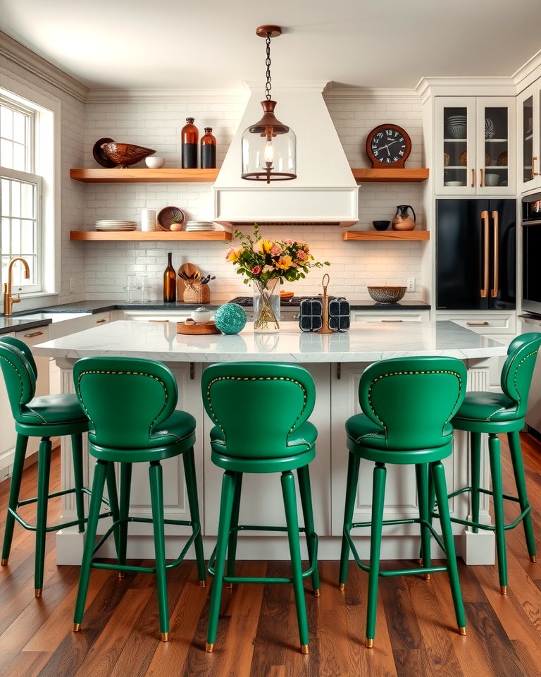 25 Emerald Green Kitchen Ideas for Bold Style