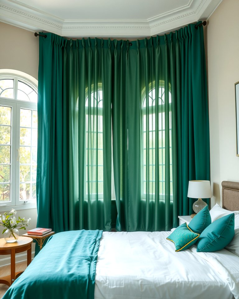 25 Emerald Green Bedroom Ideas for a Luxurious Feel