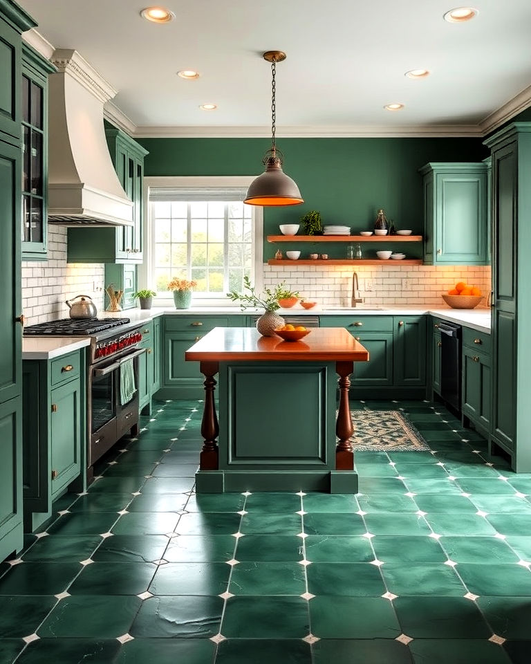25 Emerald Green Kitchen Ideas for Bold Style