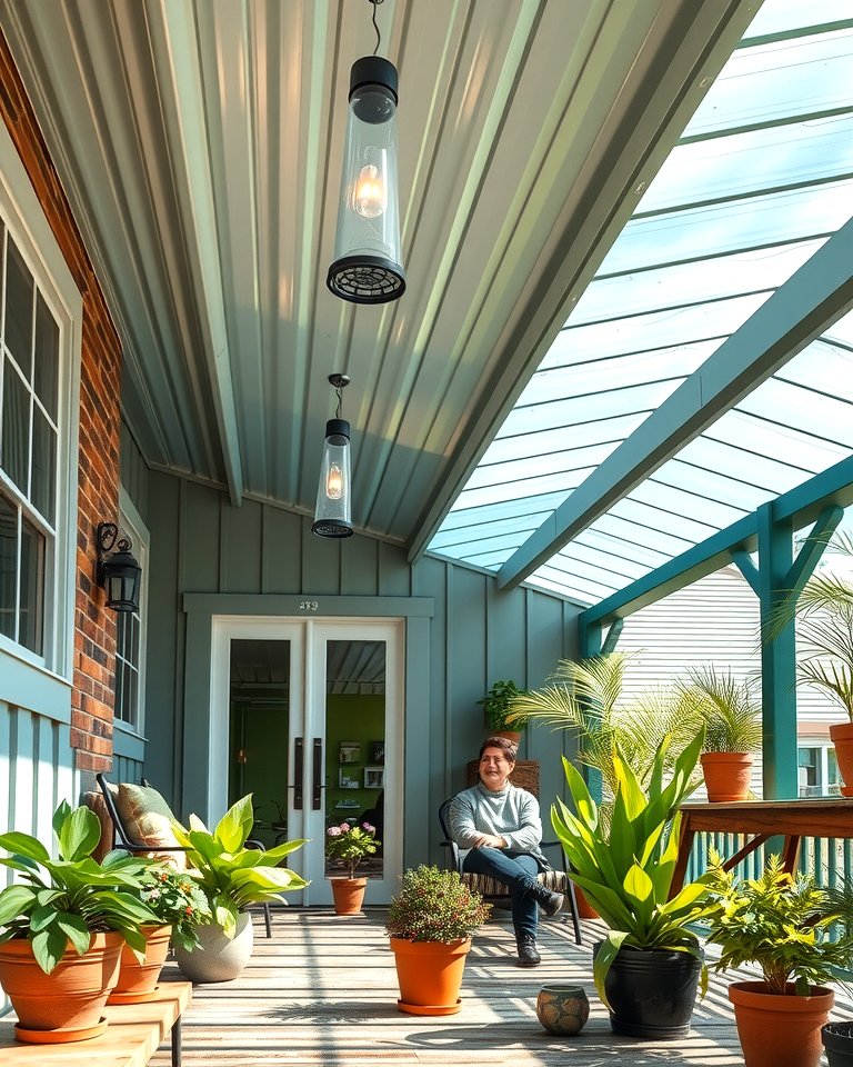 25 Metal Roof Porch Design Ideas for a Durable Space