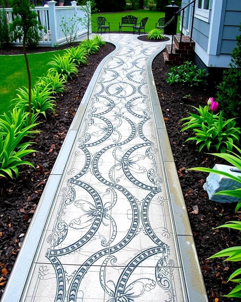 20 Durable Concrete Walkway Ideas for Your Garden