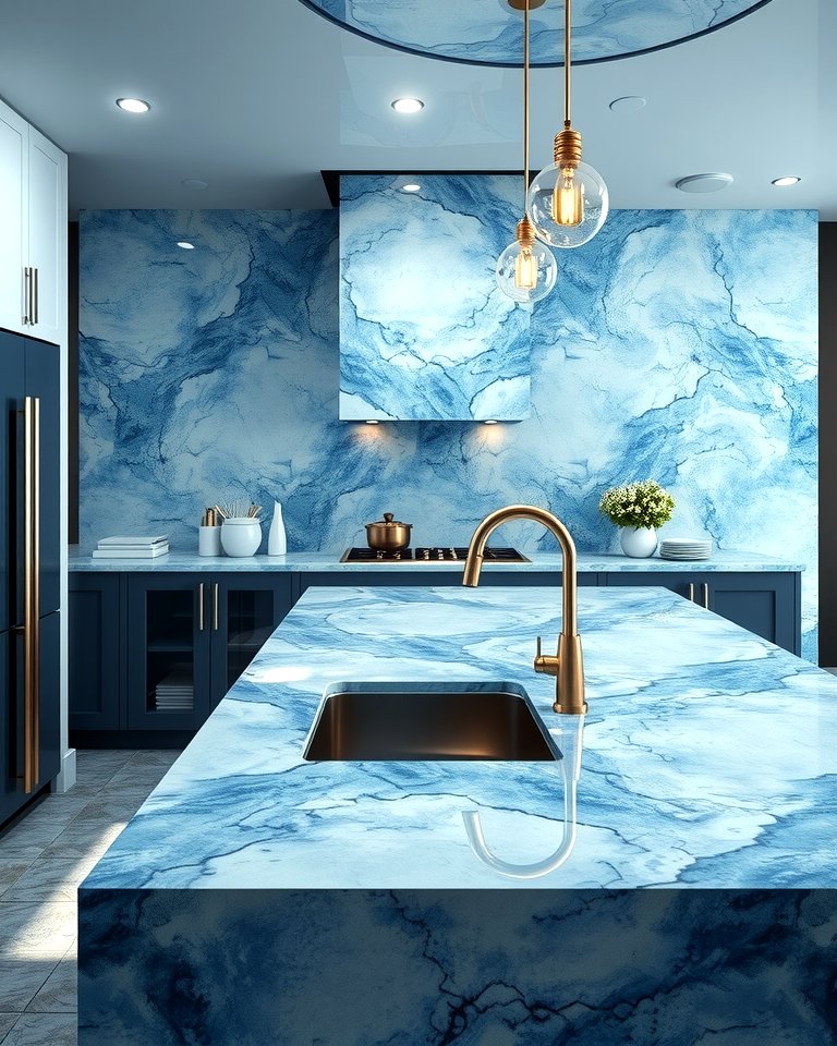 25 Marble Kitchen Countertops for Elegant Homes