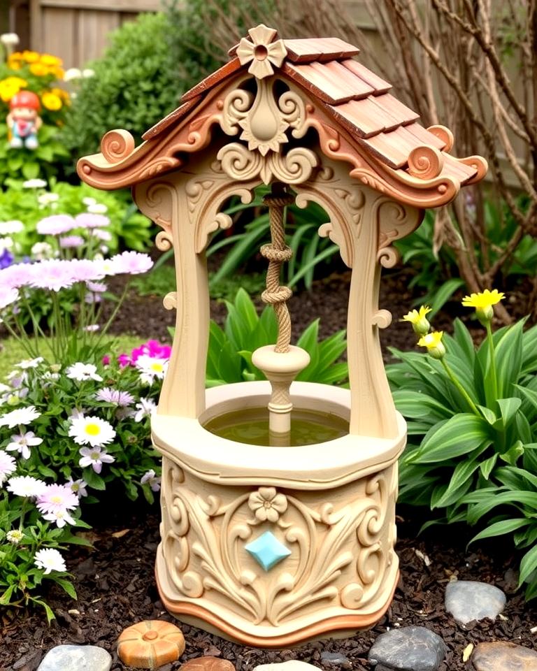 20 Outdoor Wishing Well Garden Ideas for Enchantment
