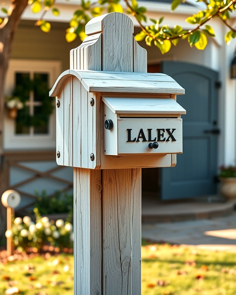 25 Unique Mailbox Post Ideas to Boost Curb Appeal