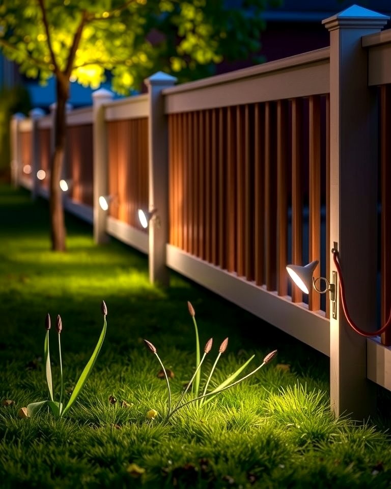 25 Fence Lighting Ideas to Illuminate Your Outdoor Space