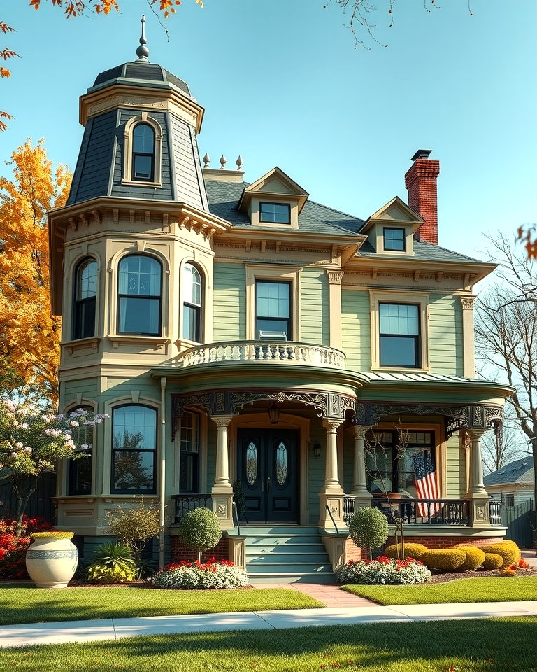 25 Green Victorian House Colors for Historic Charm