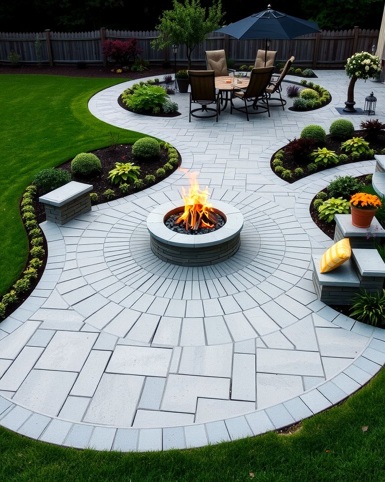 Paver Patio and Fire Pit Ideas for Stylish Outdoor Living