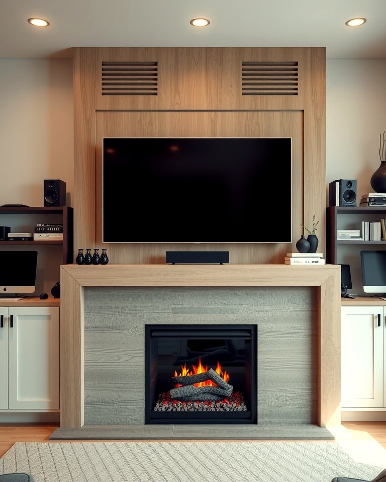 25 Home Office With Fireplace Ideas for Cozy Workspaces
