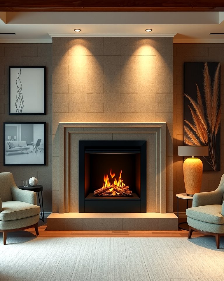 25 Home Office With Fireplace Ideas for Cozy Workspaces