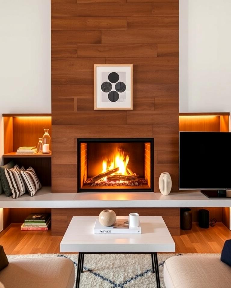 20 Mid-century Modern Fireplace Ideas for a Retro Look