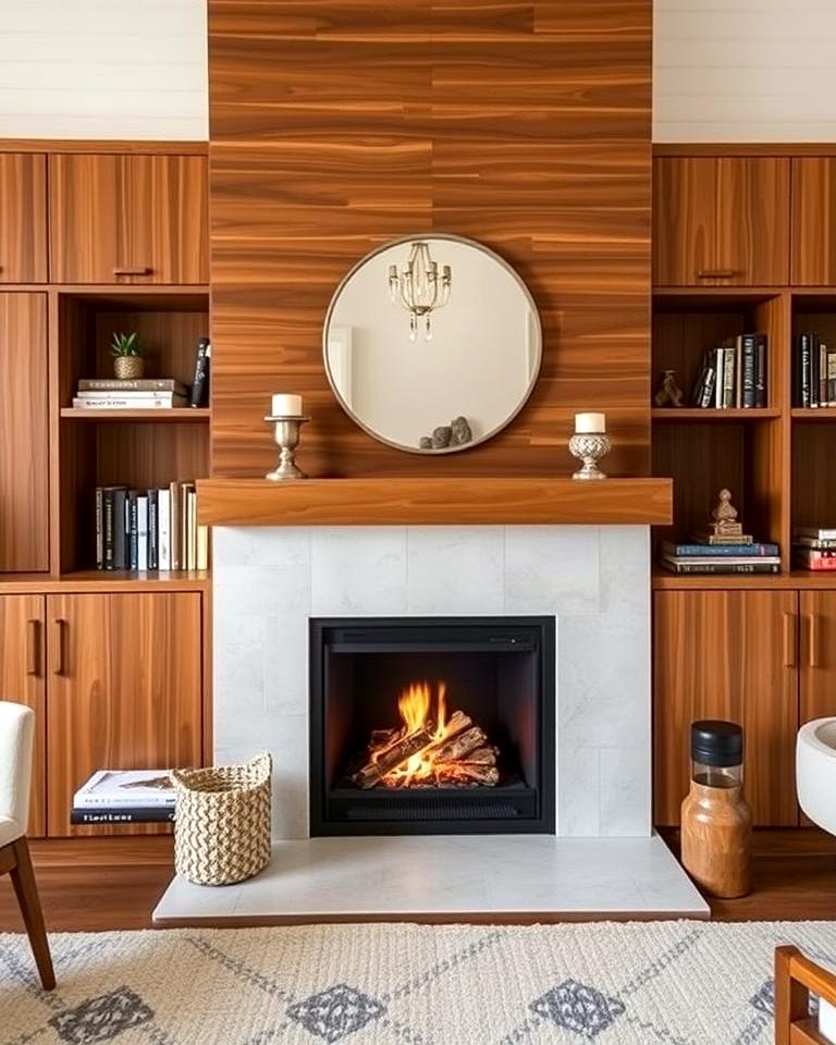 20 Mid-century Modern Fireplace Ideas for a Retro Look