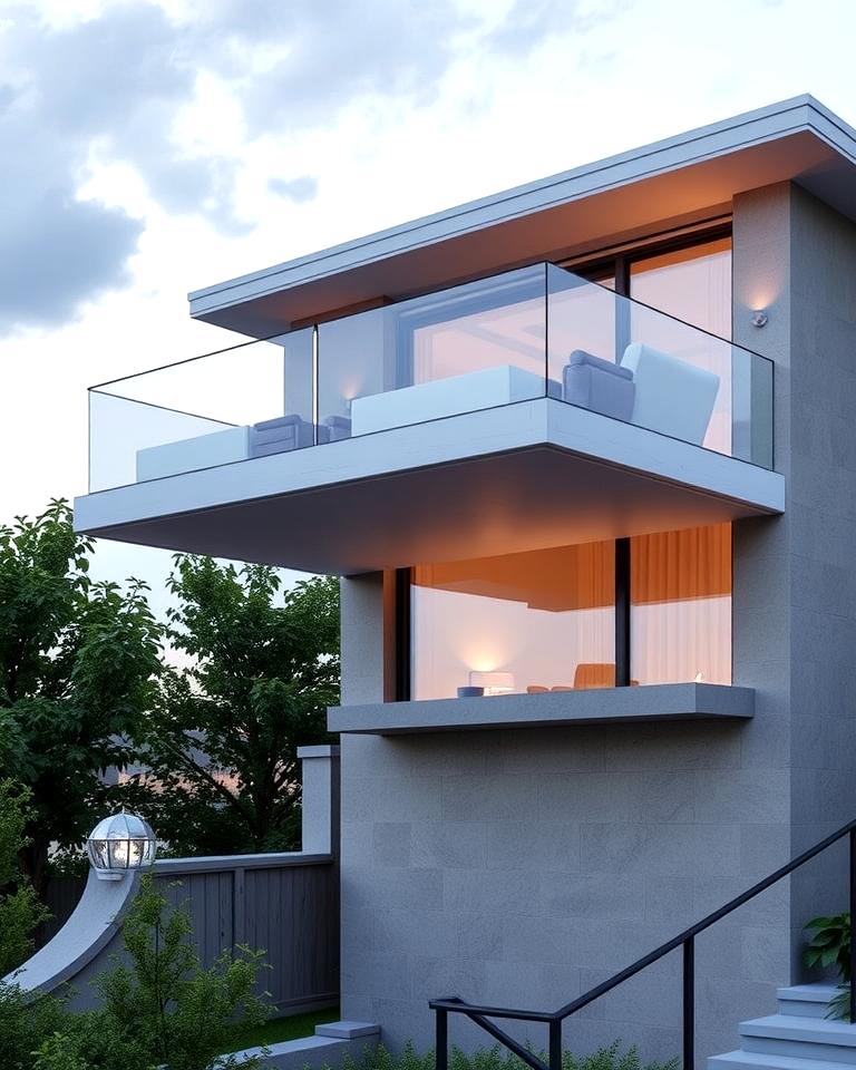 20 Cantilever Balcony Ideas for Modern Homes