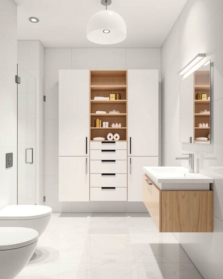 25 Bathroom Closet Ideas to Maximize Storage and Style