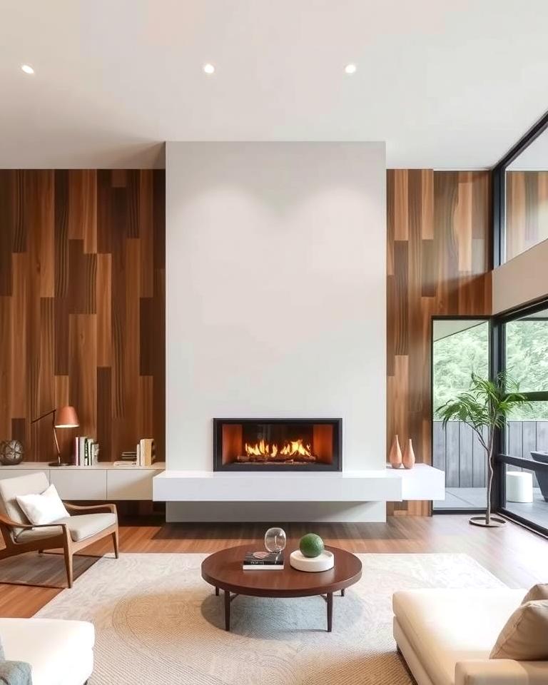 20 Mid-century Modern Fireplace Ideas for a Retro Look