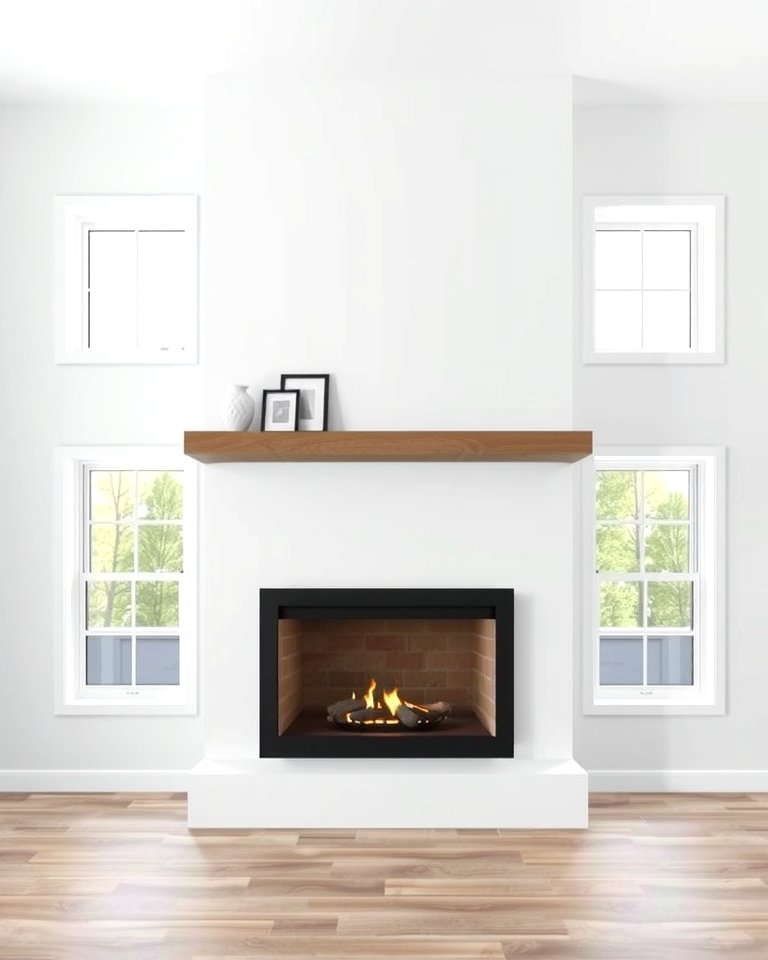 25 Fireplace Between Windows Ideas for Cozy Homes