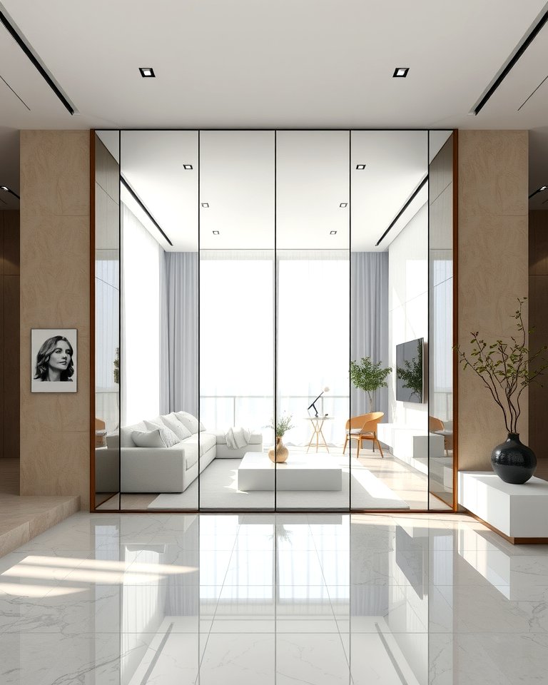 25 Living Room Mirror Ideas to Brighten Your Space