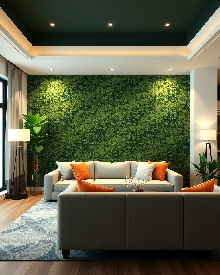 25 Green Living Room Ideas for a Fresh and Calming Space