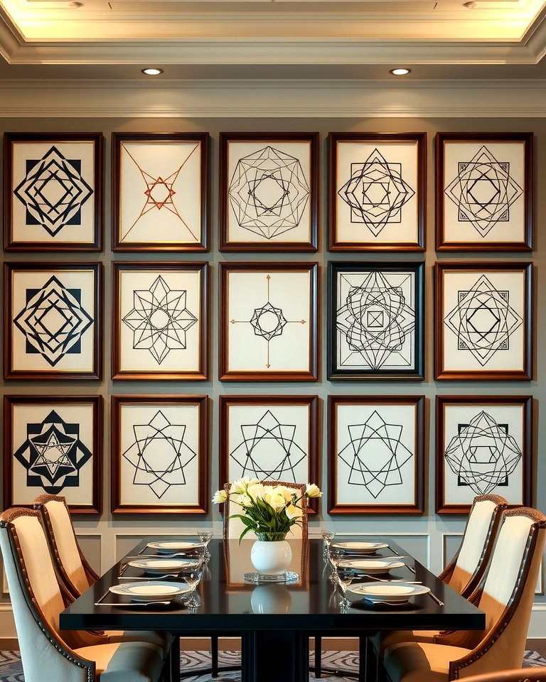 25 Geometric Accent Wall Ideas for Modern Interiors