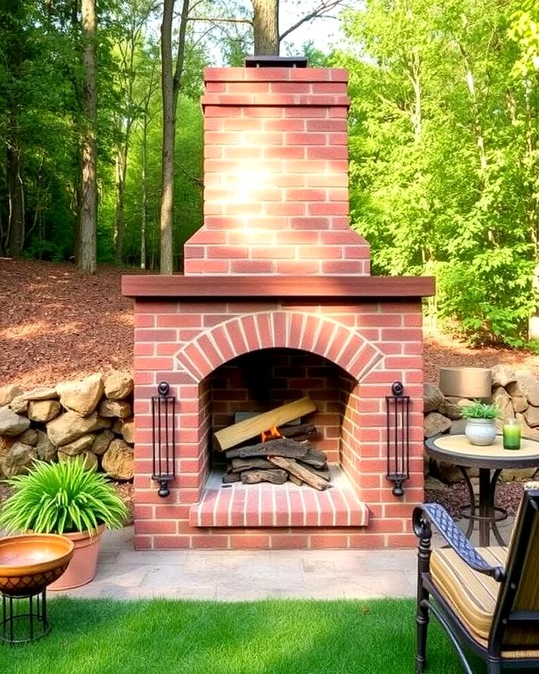 20 Rustic Outdoor Fireplace Ideas for Cozy Evenings