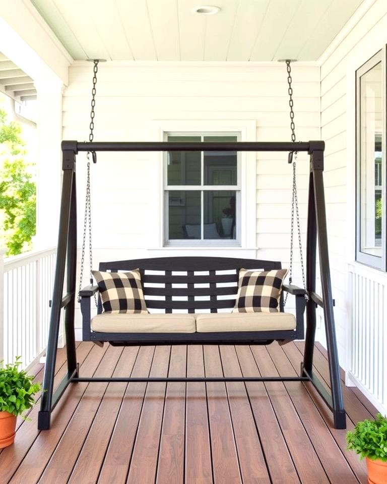 20 Front Porch Swing Ideas for a Cozy and Inviting Entrance