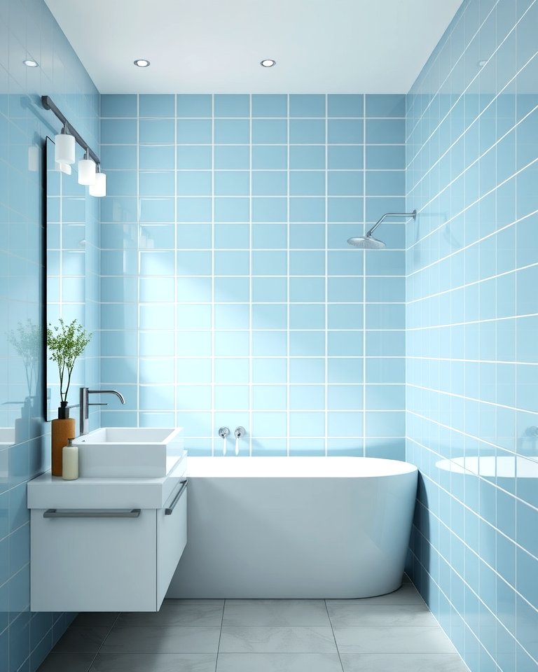 25 Stunning Blue Tile Bathroom Ideas for a Fresh Look