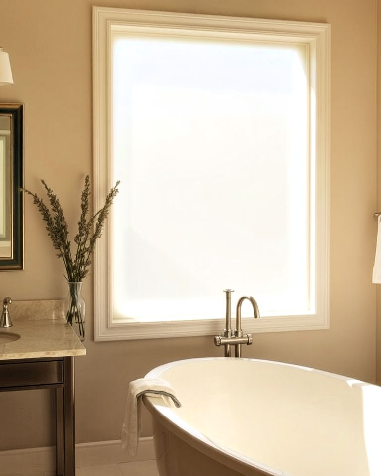25 Beautiful Bathroom Window Treatment Ideas for Privacy