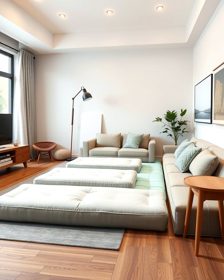 25 Floor Seating Ideas for a Relaxing Living Space