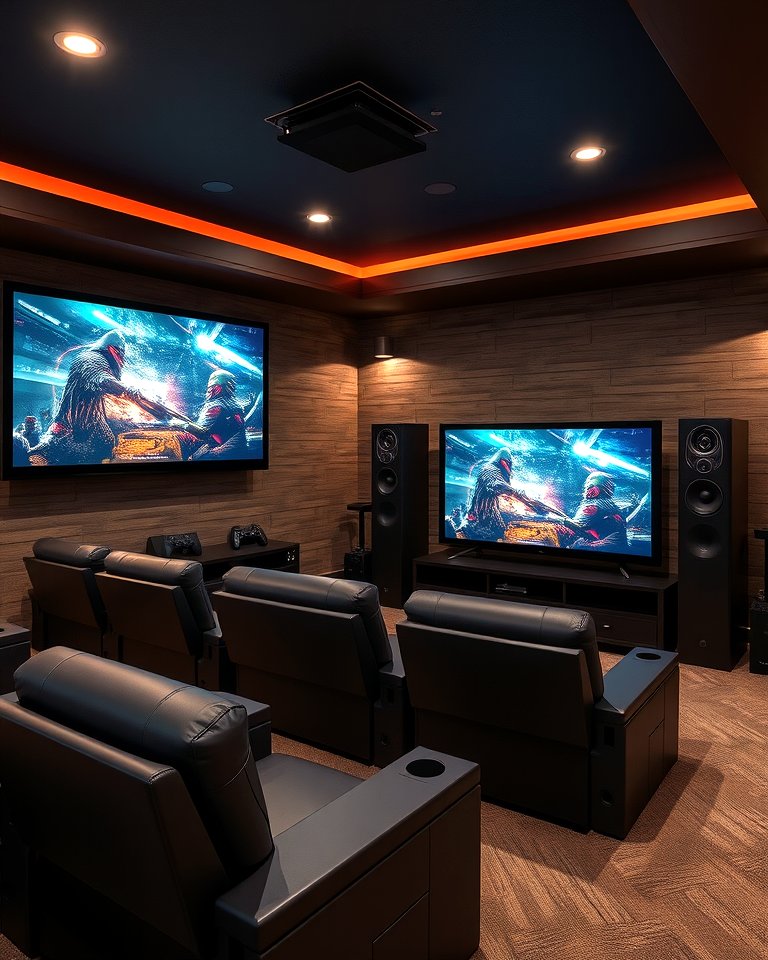 25 Basement Home Theater Ideas for Movie Nights