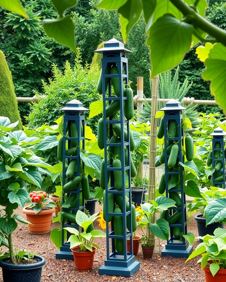 25 Cucumber Trellis Ideas for a Productive Garden