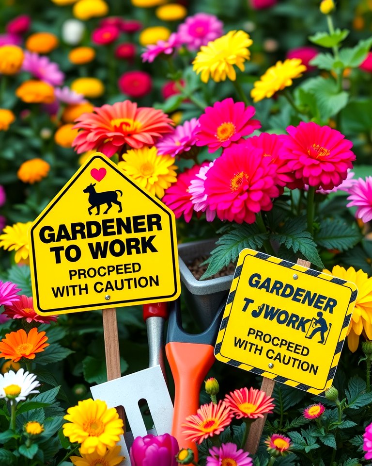 25 Funny Garden Sign Ideas to Add Humor to Your Yard