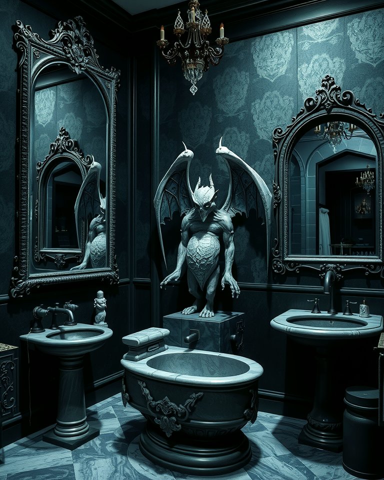 25 Gothic Bathroom Ideas for a Dramatic and Stylish Space