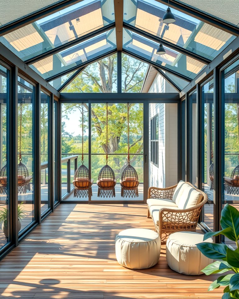 25 Glass Porch Design Ideas for a Bright and Airy Space
