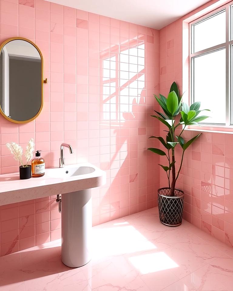 20 Pink Tile Bathroom Ideas for a Vibrant Look