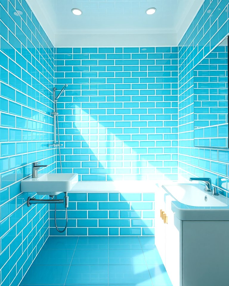 25 Stunning Blue Tile Bathroom Ideas for a Fresh Look