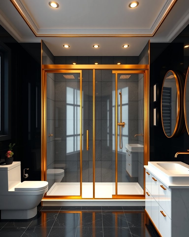 25 Black and Gold Bathroom Ideas for a Glamorous Space