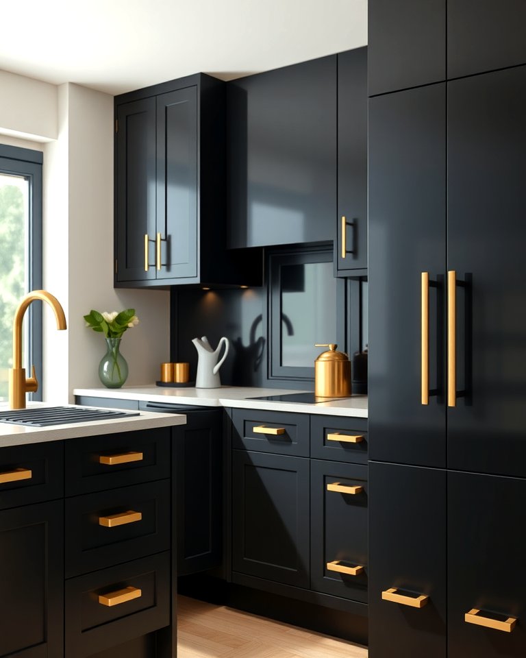 25 Black and Gold Kitchen Ideas for a Luxurious Look