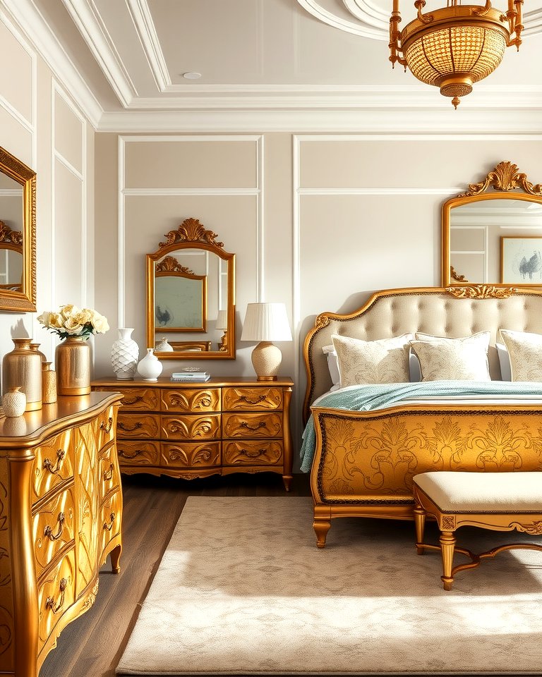 25 Gold Bedroom Ideas for a Luxurious Retreat