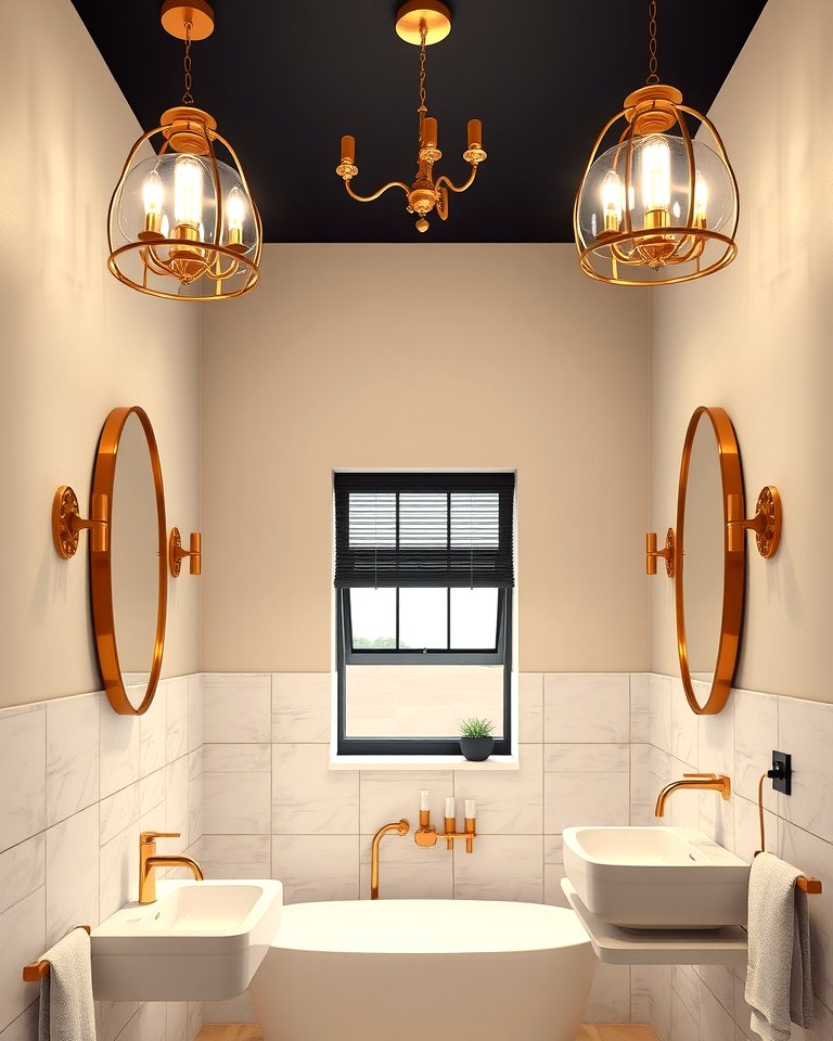 25 Black and Gold Bathroom Ideas for a Glamorous Space